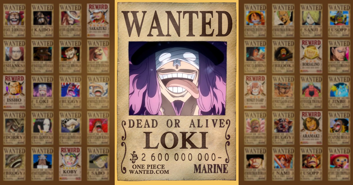 All One Piece Bounties – WANTED and REWARD Posters inspired by the ...