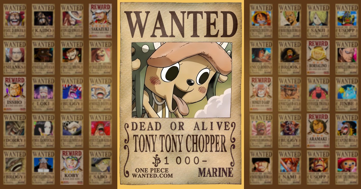 All bounties of Tony Tony Chopper (3) | One Piece Wanted